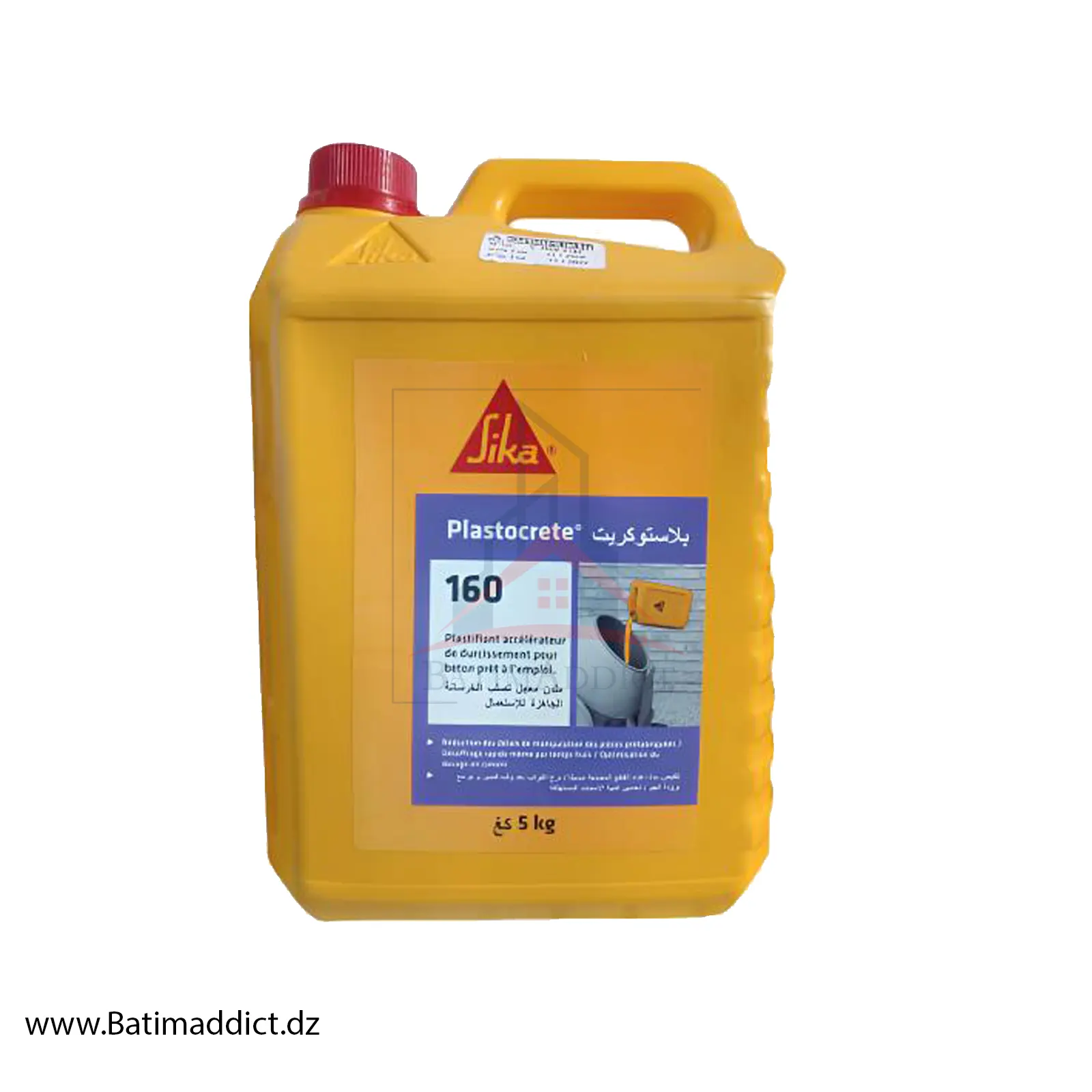 Sika® Plastocrete®-160 A – Accélérateur de durcissement 5 kg ...